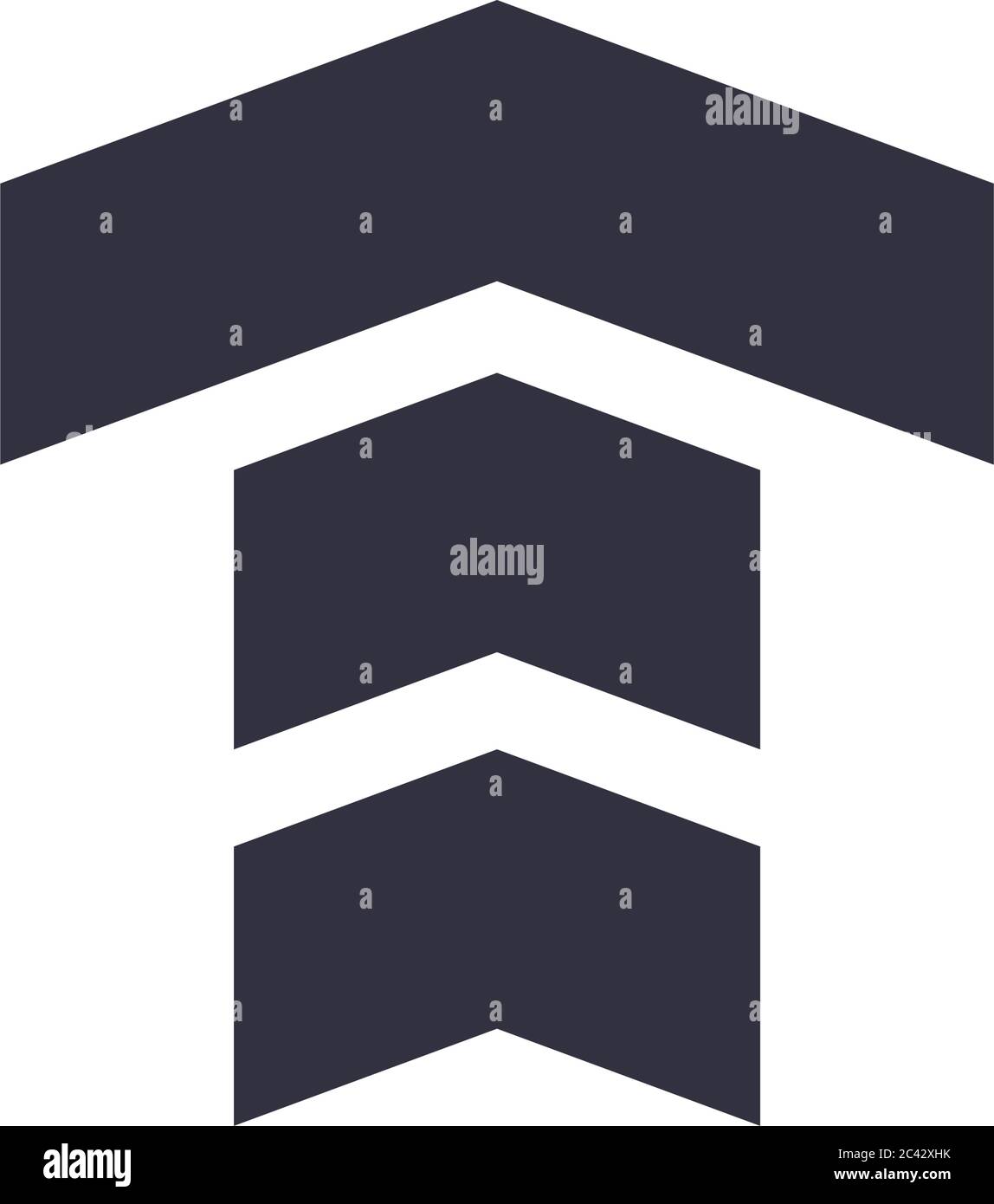 Up arrow or above direction flat style icon design of web forward and ...