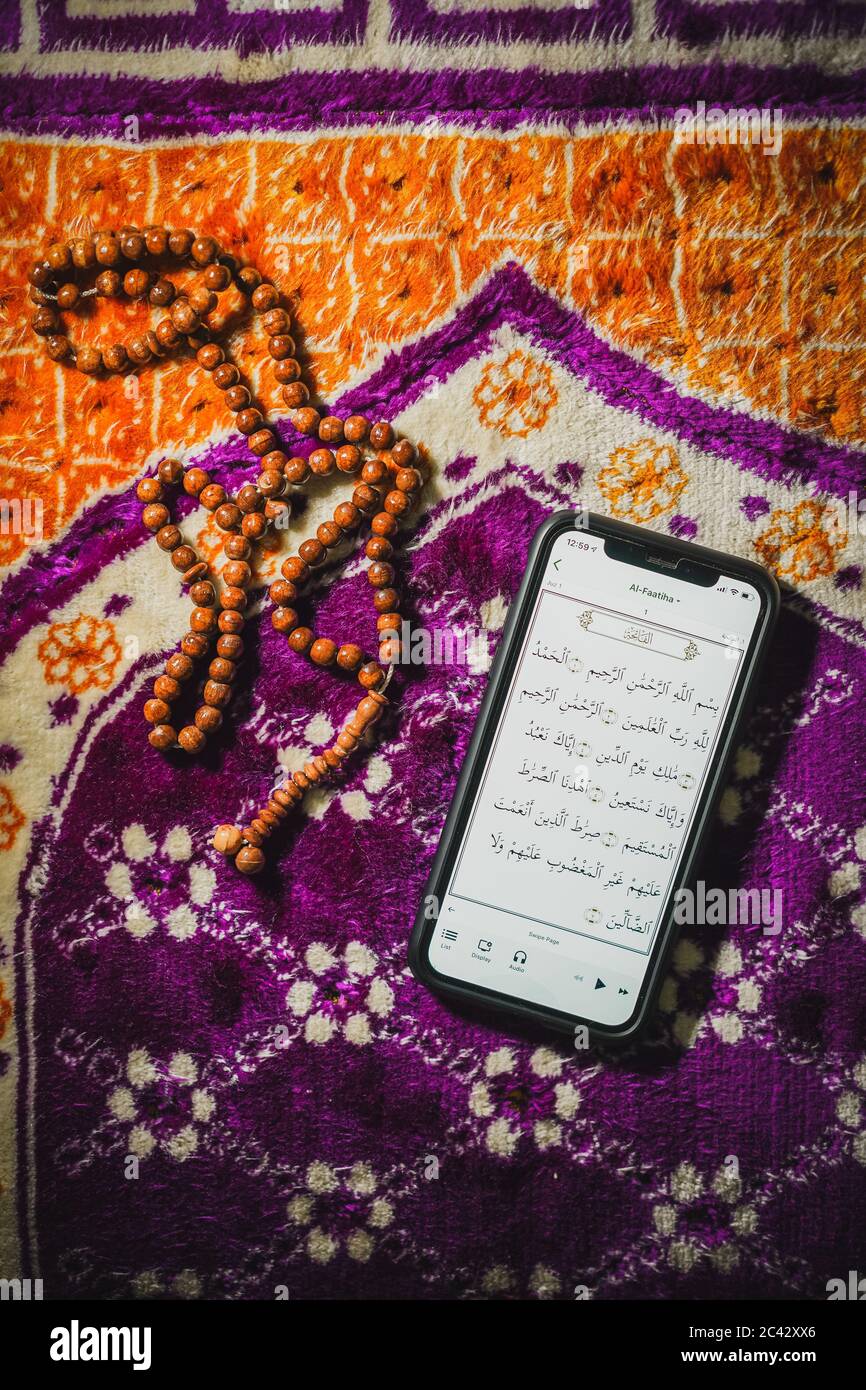 Digital Quran or Quran apps is used for muslim to read the text of ...
