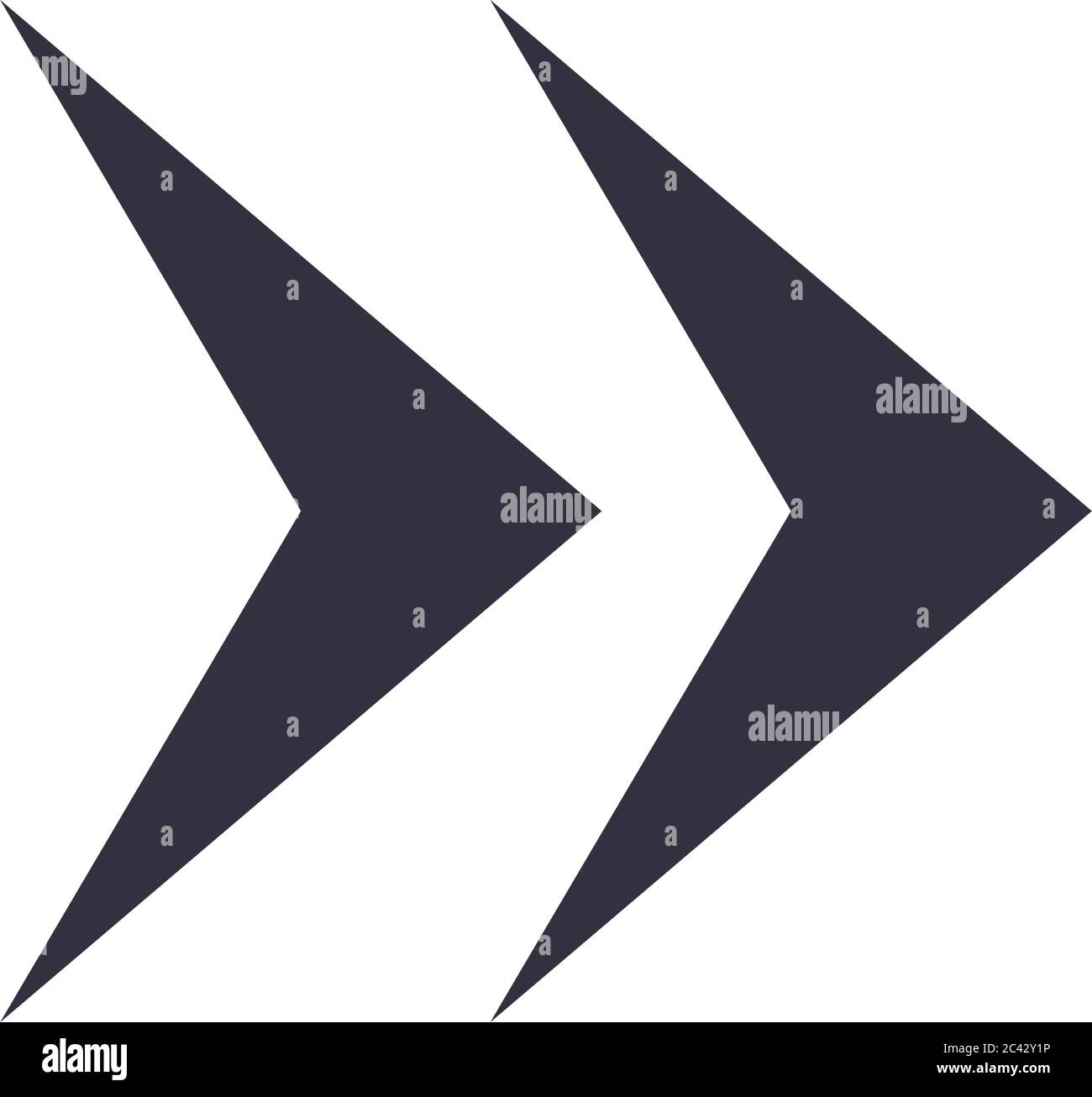 Next arrows or right direction flat style icon design of web forward ...