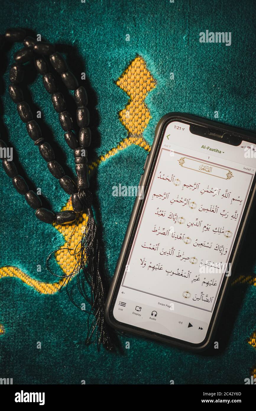 Digital Quran or Quran apps is used for muslim to read the text of ...