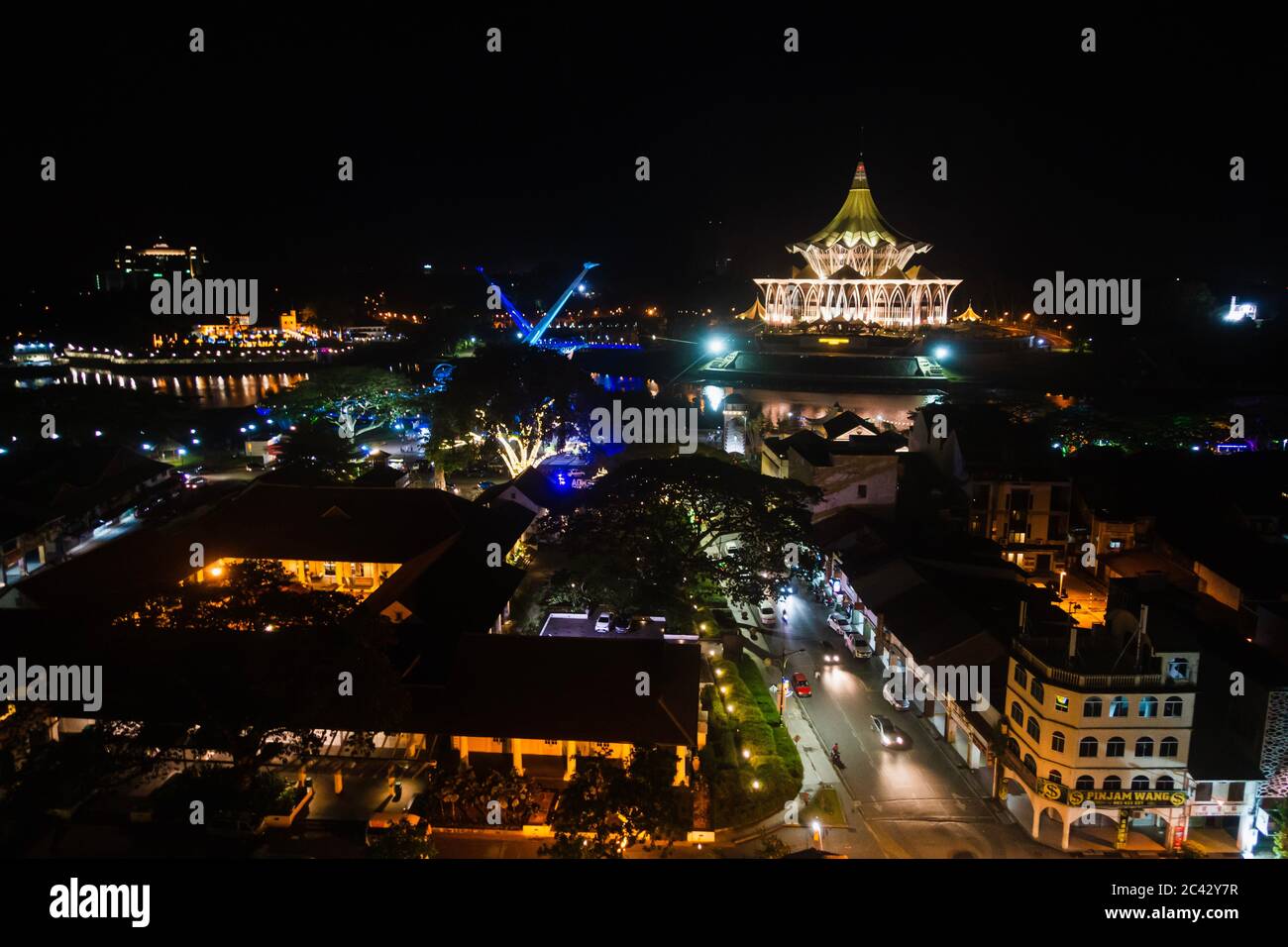 Dewan Undangan Negeri Sarawak or Sarawak Legislative Buildings Stock ...