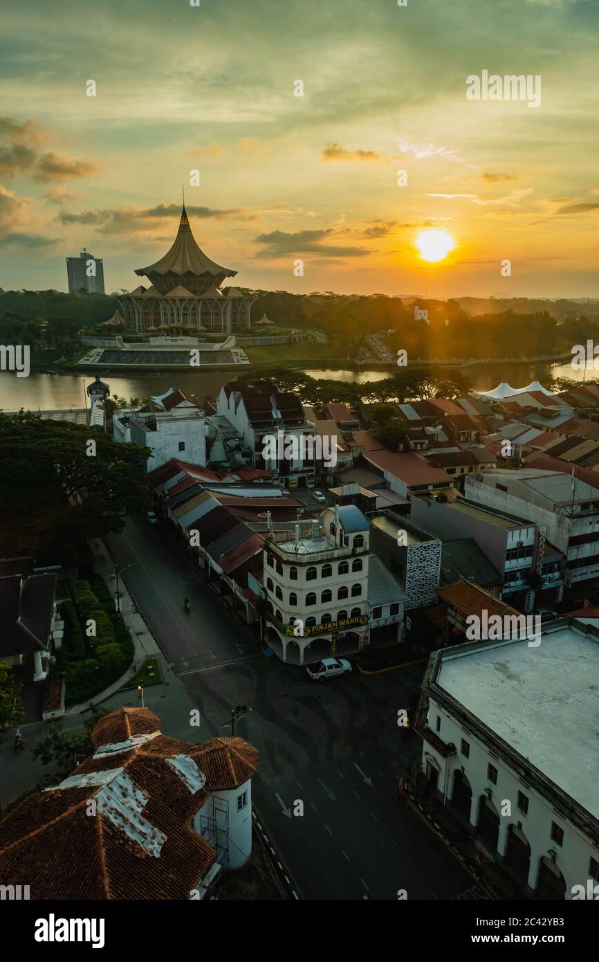 Dewan Undangan Negeri Sarawak or Sarawak Legislative Buildings Stock ...