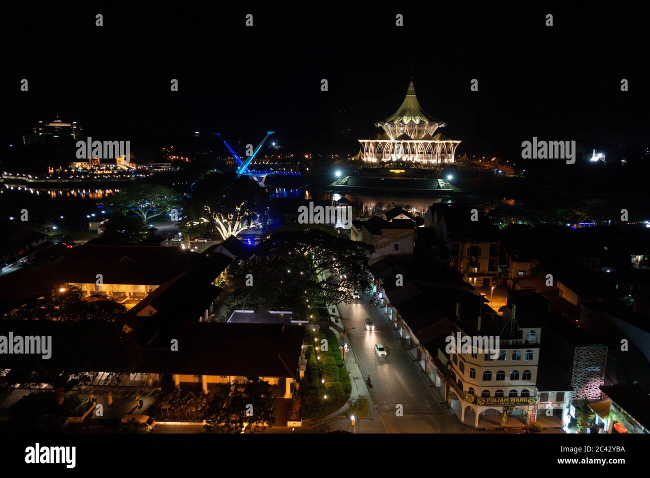 Dewan Undangan Negeri Sarawak or Sarawak Legislative Buildings Stock ...