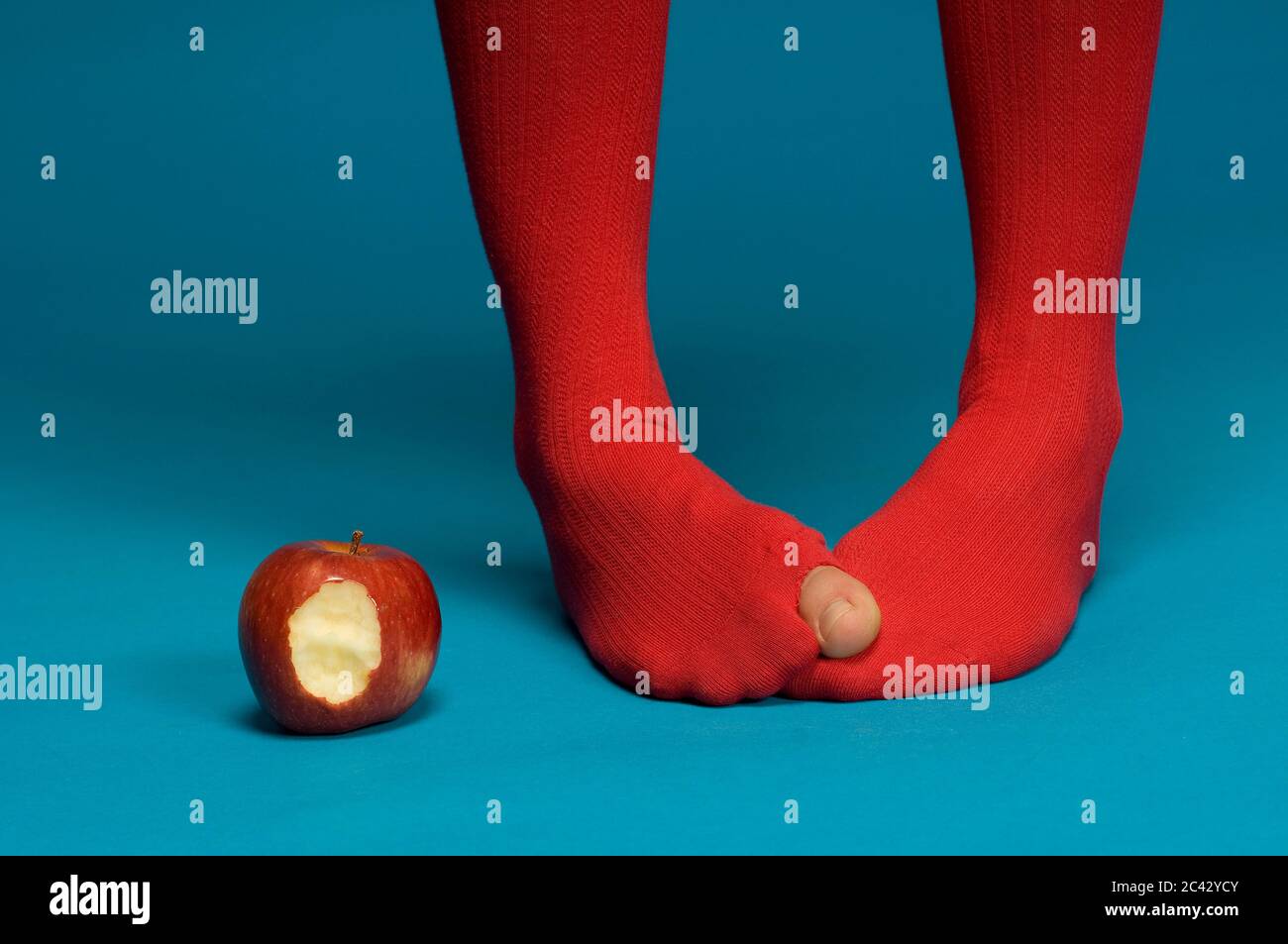 Hole in stocking hi-res stock photography and images - Alamy