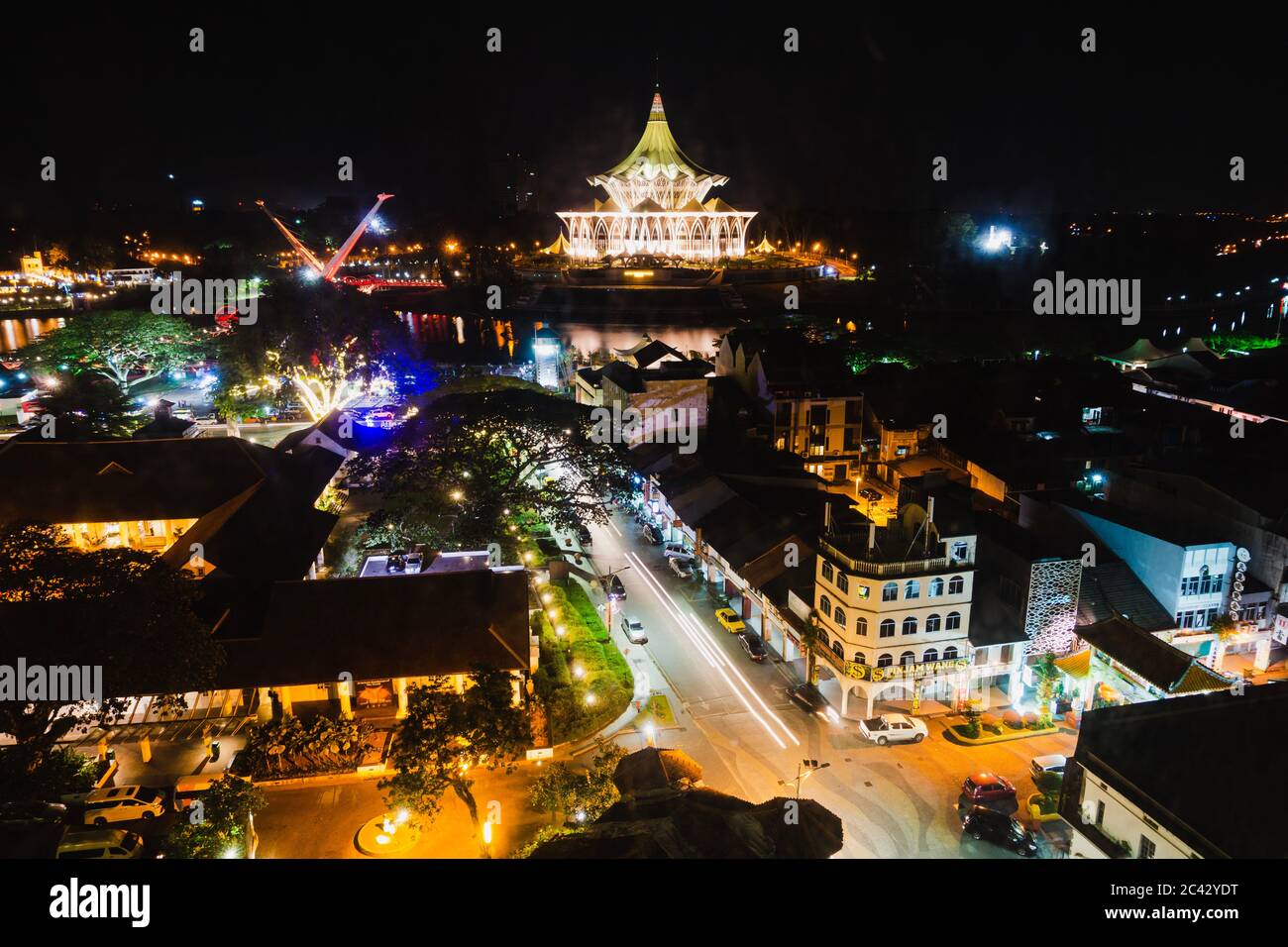 Dewan Undangan Negeri Sarawak or Sarawak Legislative Buildings Stock ...