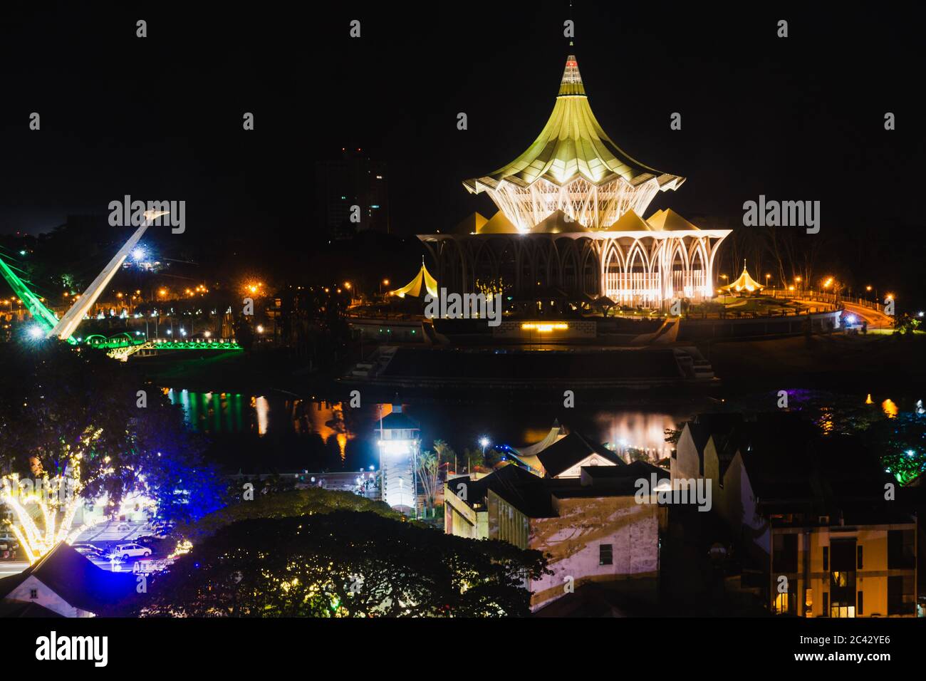 Dewan Undangan Negeri Sarawak or Sarawak Legislative Buildings Stock ...