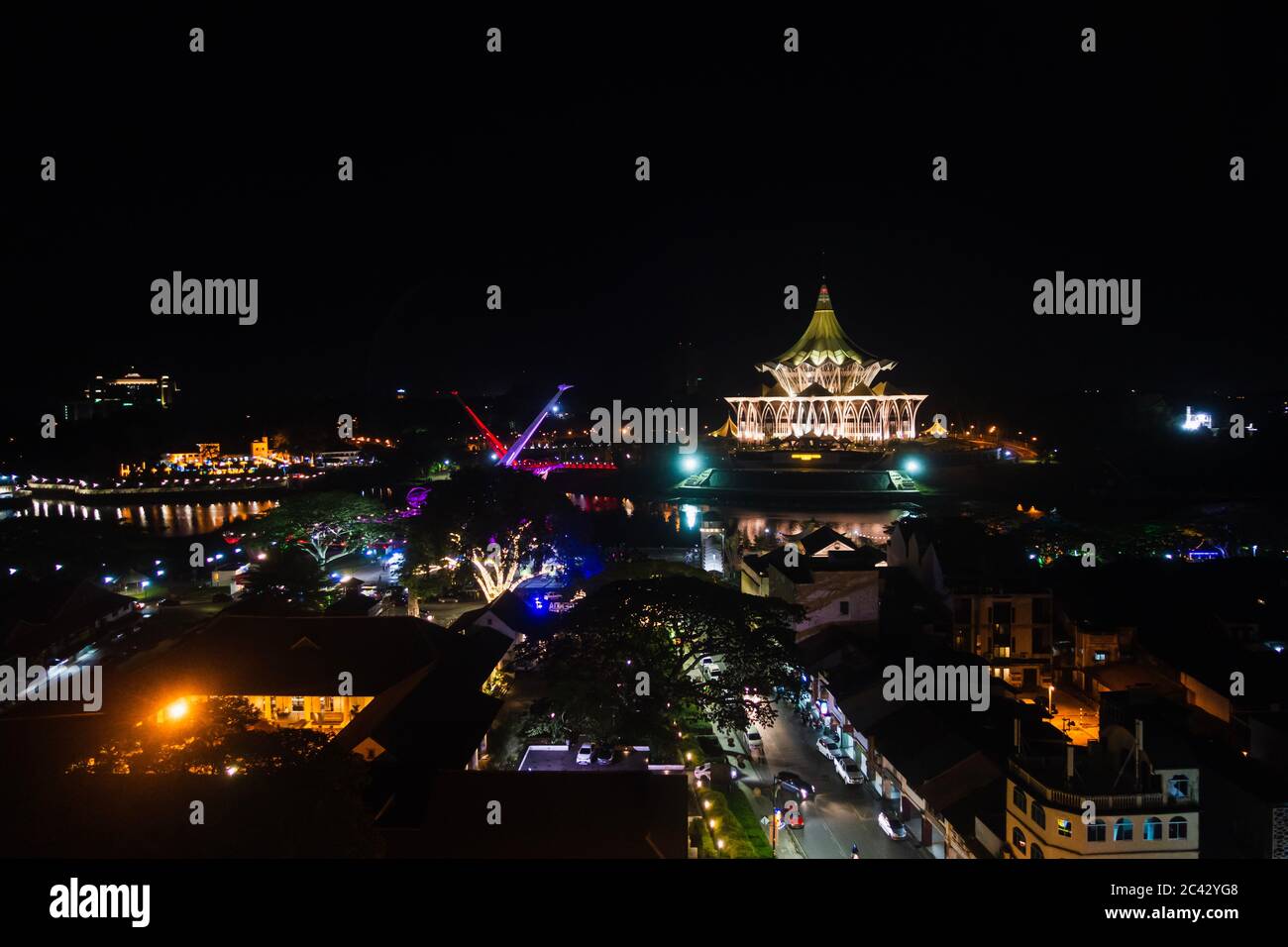 Dewan Undangan Negeri Sarawak or Sarawak Legislative Buildings Stock ...