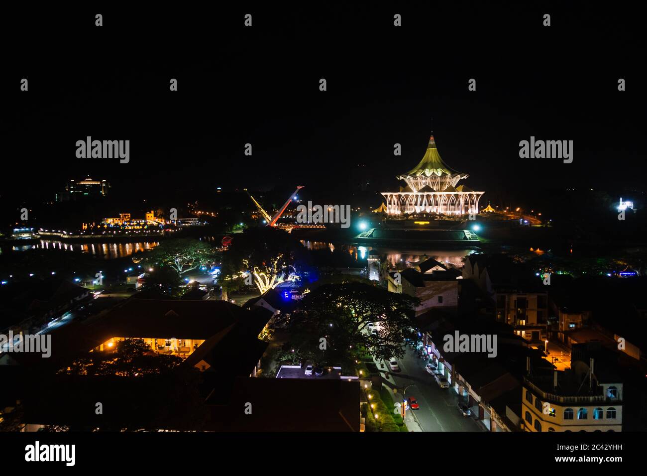 Dewan Undangan Negeri Sarawak or Sarawak Legislative Buildings Stock ...