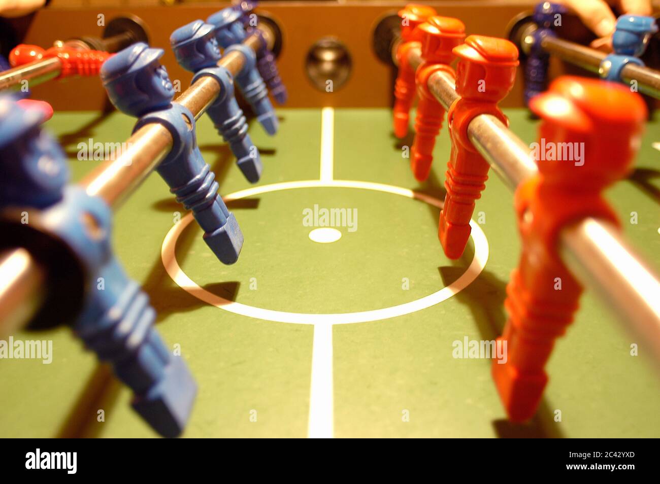 Foosball table - leisure activity - game Stock Photo - Alamy