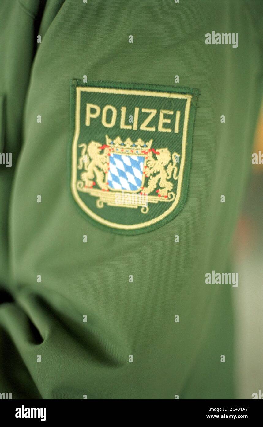 Police uniform - detail - Germany Stock Photo - Alamy