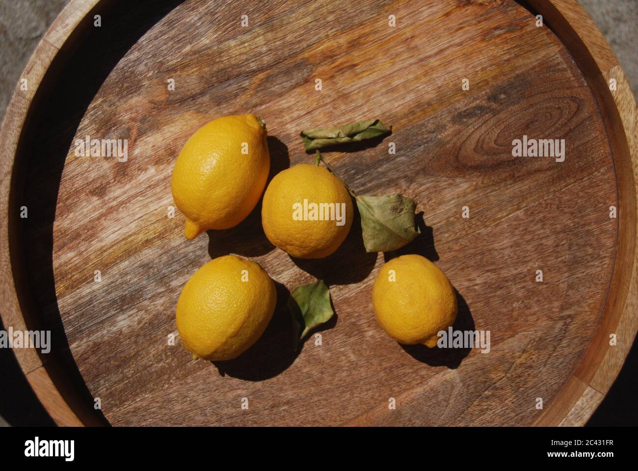 Lemons in the sunshine Stock Photo - Alamy