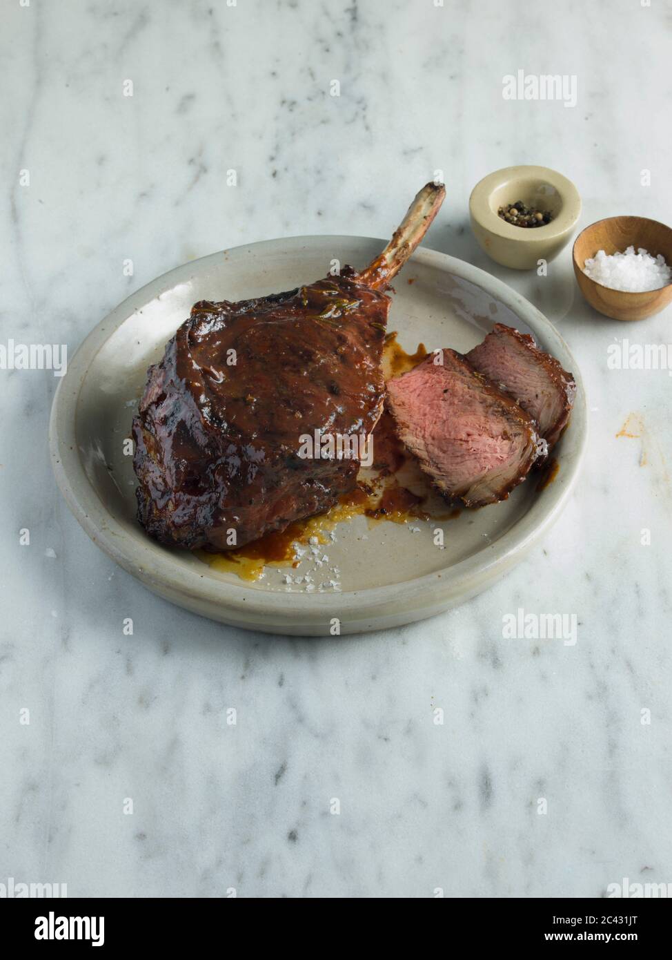 Rib-eye steak on the bone Stock Photo - Alamy