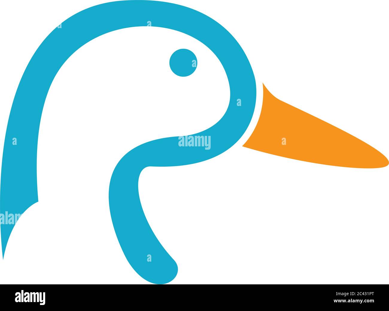 Duck logo template vector icon illustration design Stock Vector Image ...