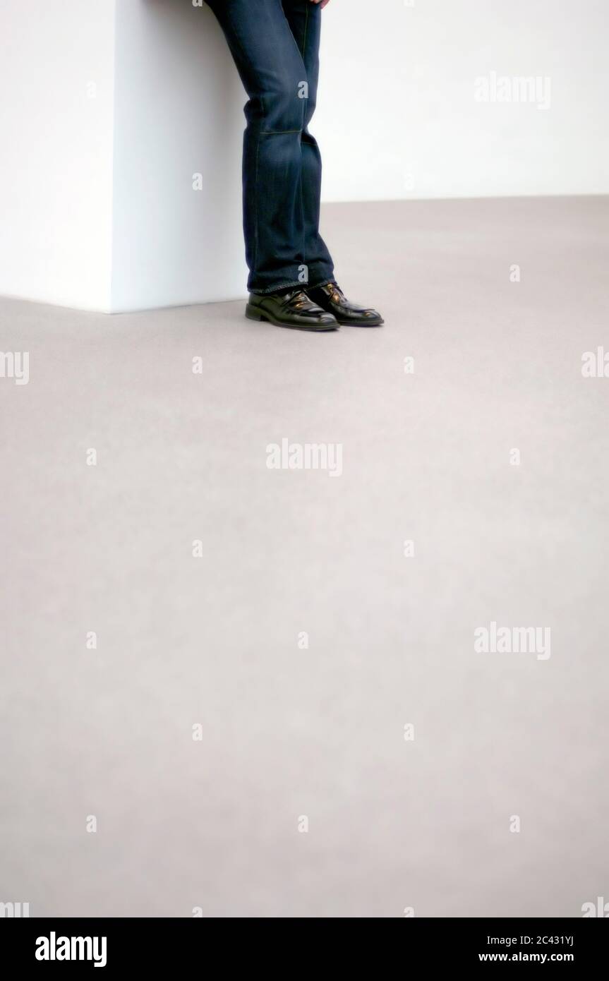 Feet and legs of a man Stock Photo - Alamy