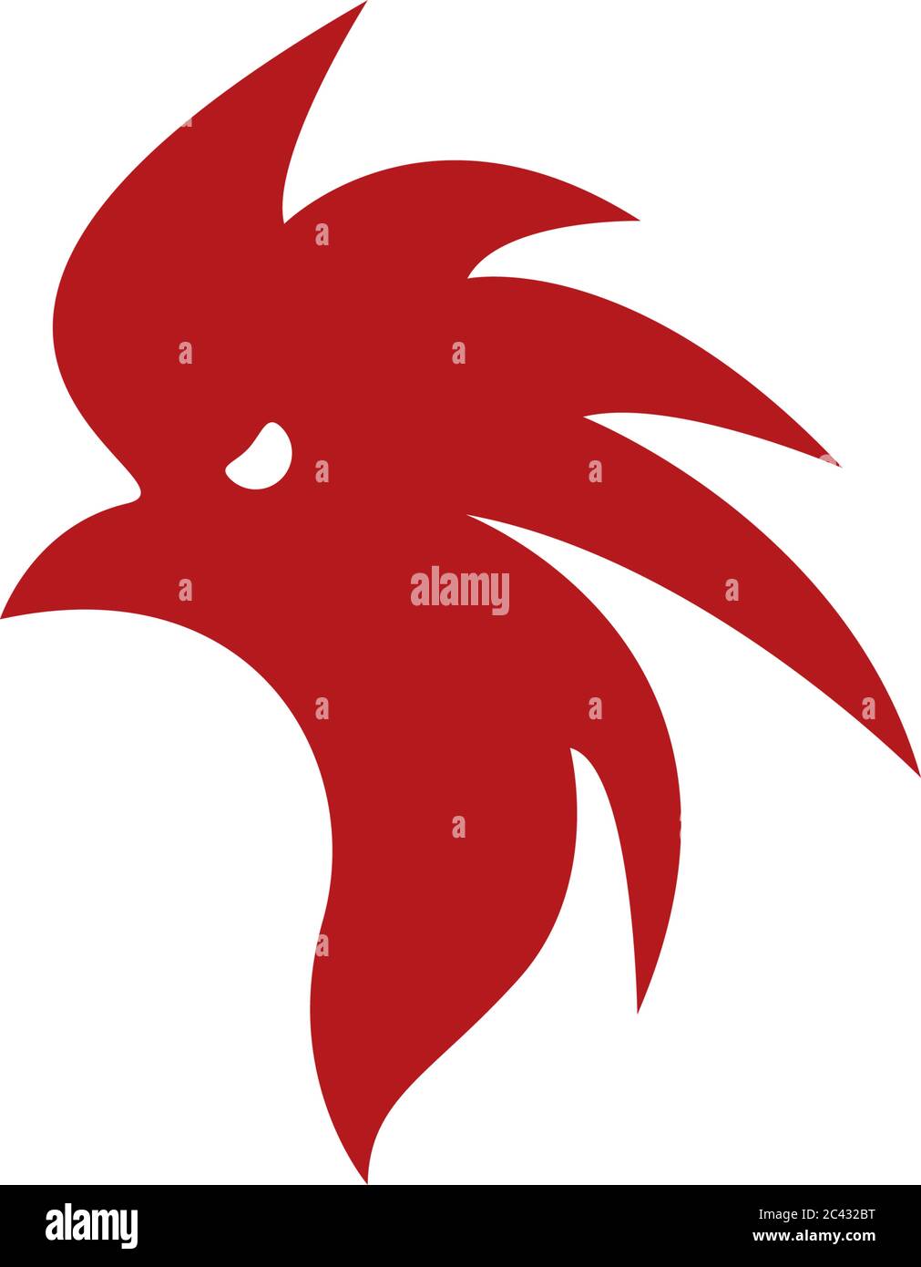 Rooster vector icon illustration design Stock Vector Image & Art - Alamy