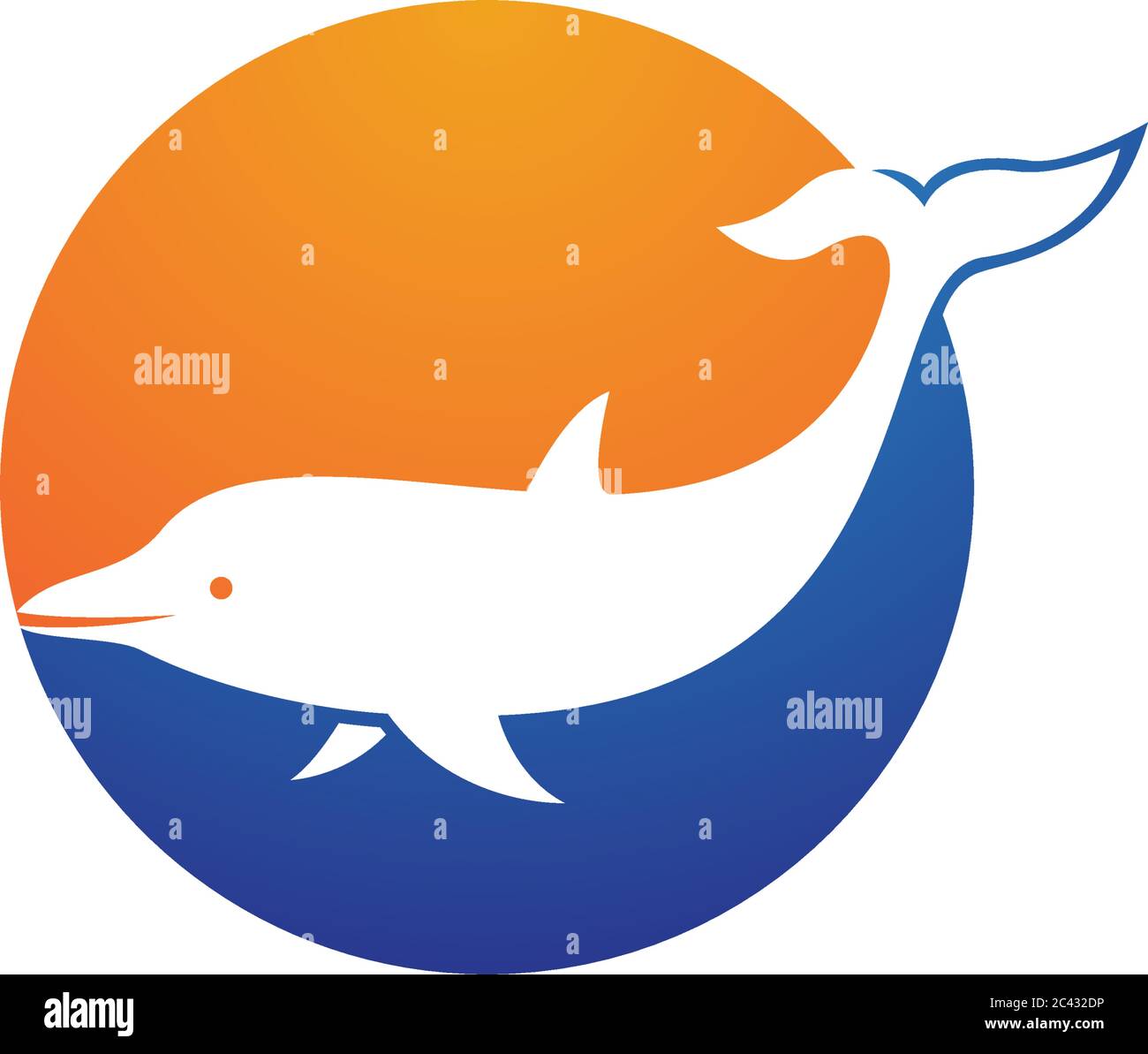 Hawaii with dolphin Stock Vector Images - Alamy