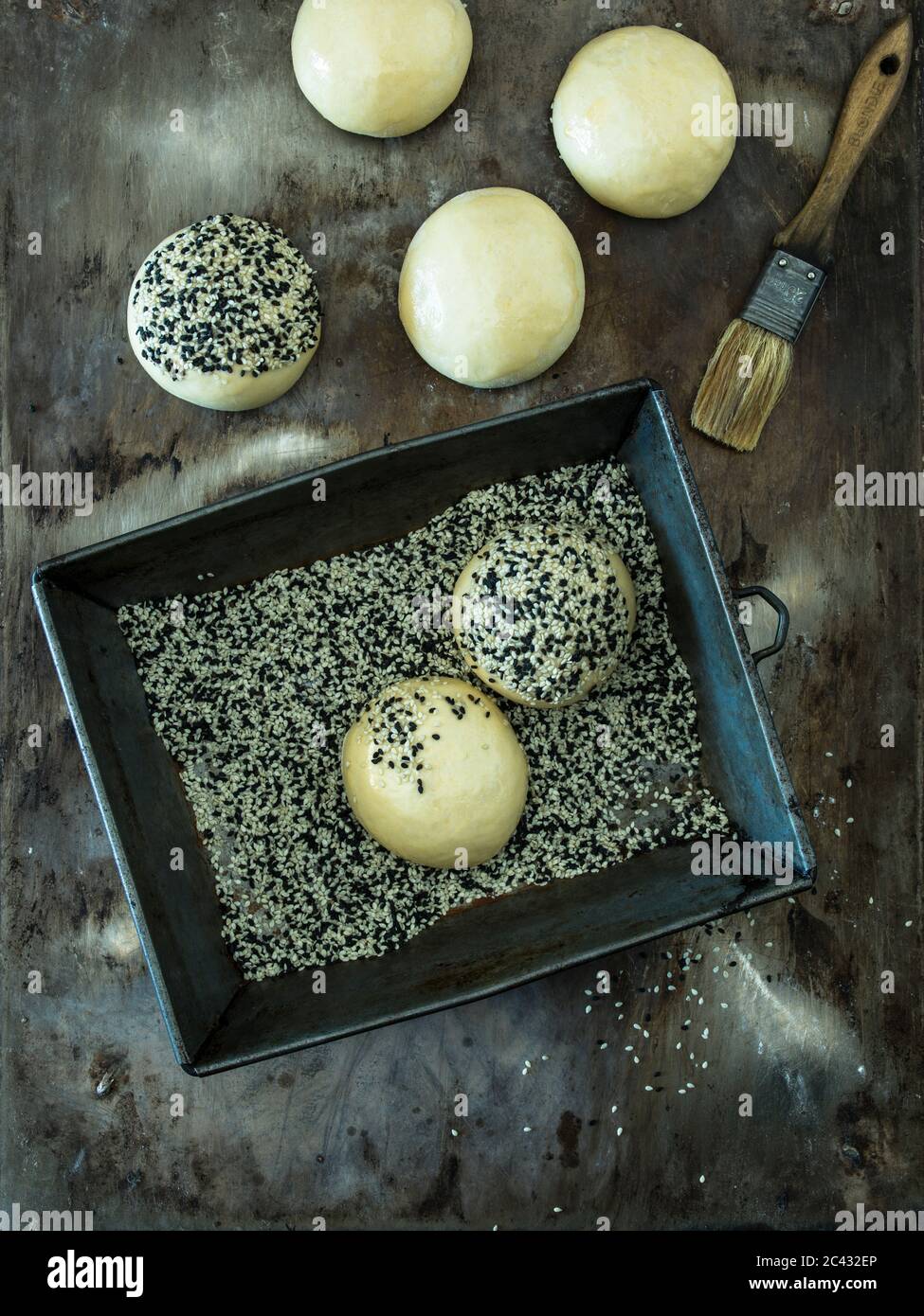 Mix of buns hi-res stock photography and images - Alamy