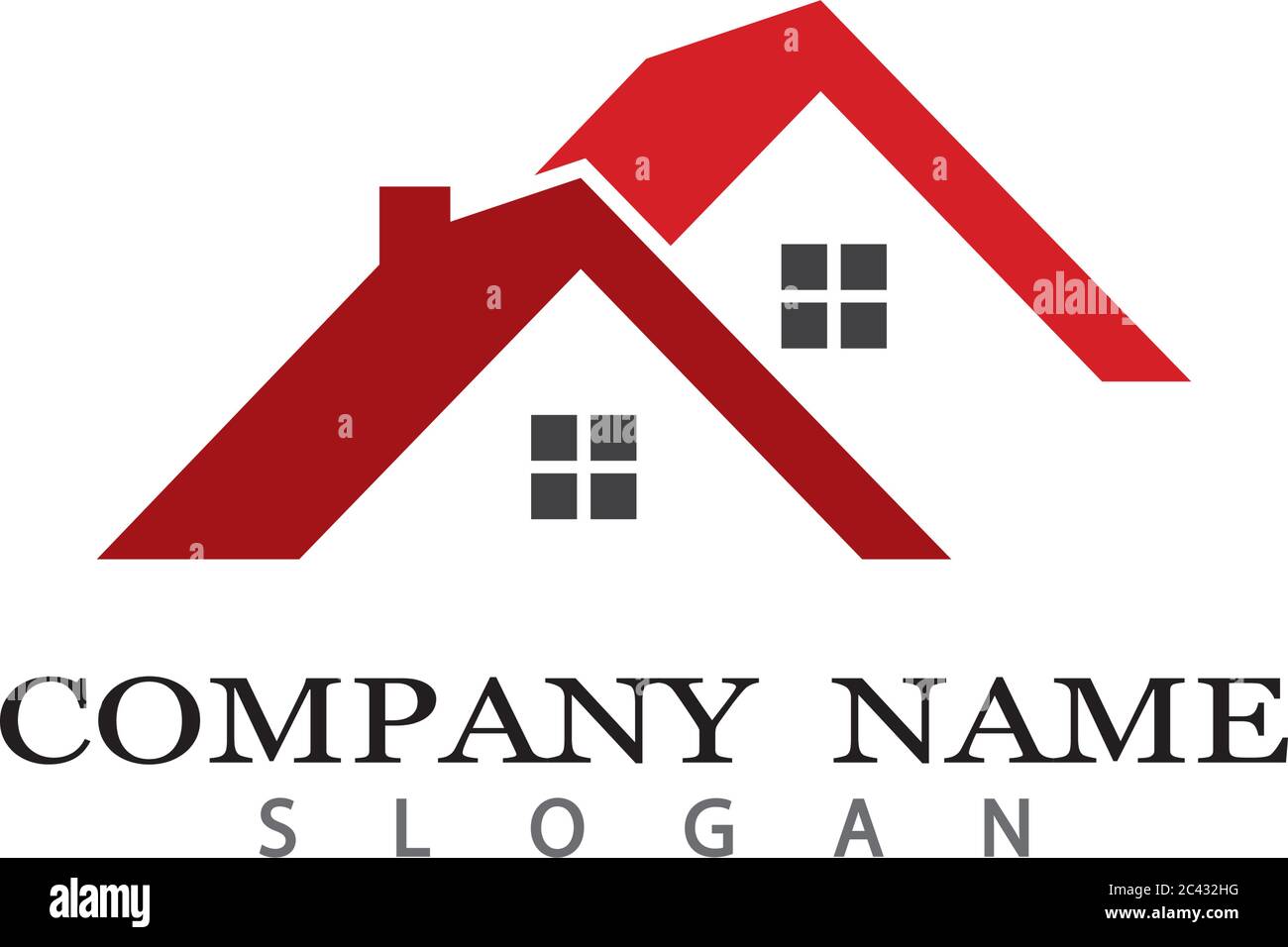 Property logo template vector icon illustration design Stock Vector ...