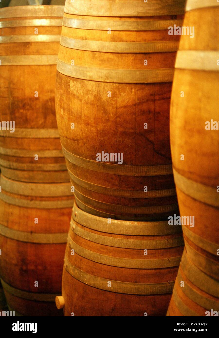 Close up view wine barrels hi-res stock photography and images - Alamy