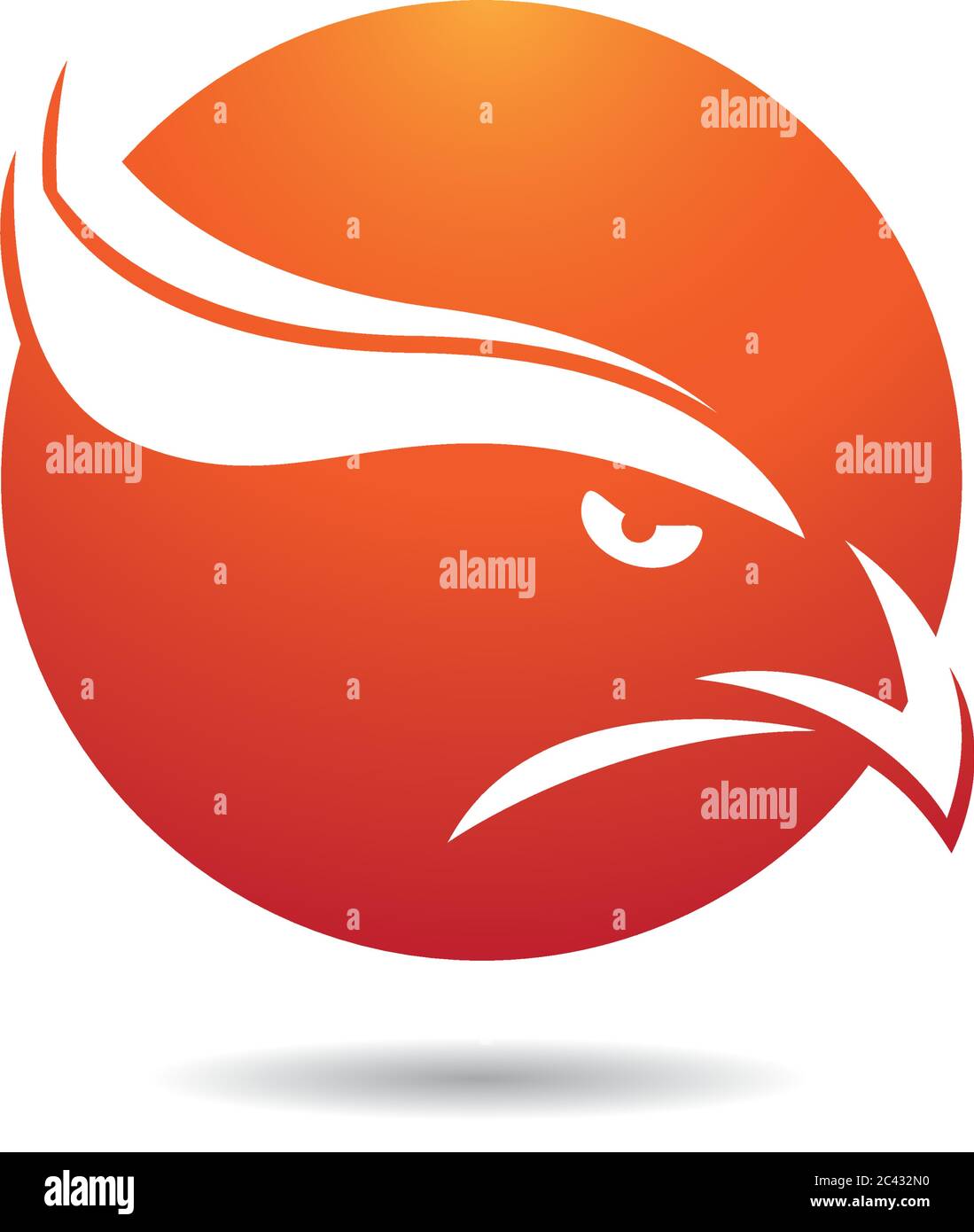 Falcon Logo Template vector icon illustration design Stock Vector Image ...