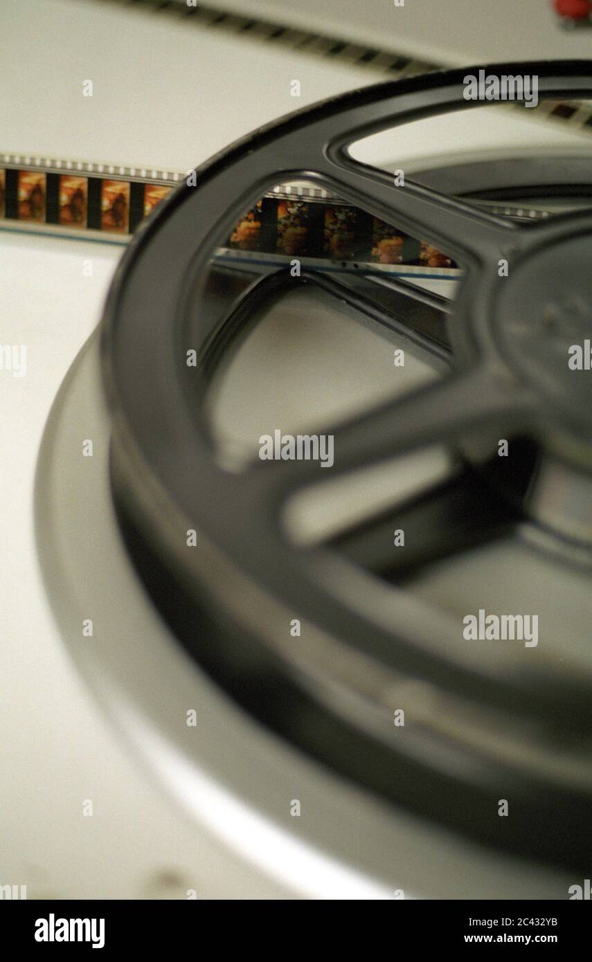 Film reel - detail - close-up - cinema Stock Photo - Alamy