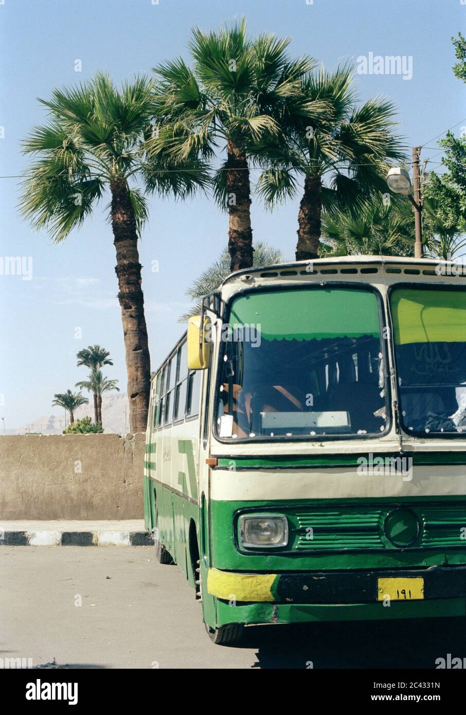 Old bus, Egypt Stock Photo - Alamy