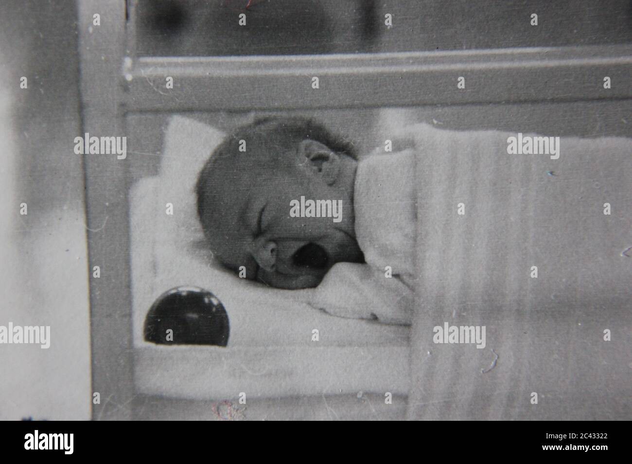 1970s Baby Girl In White High Resolution Stock Photography and Images ...