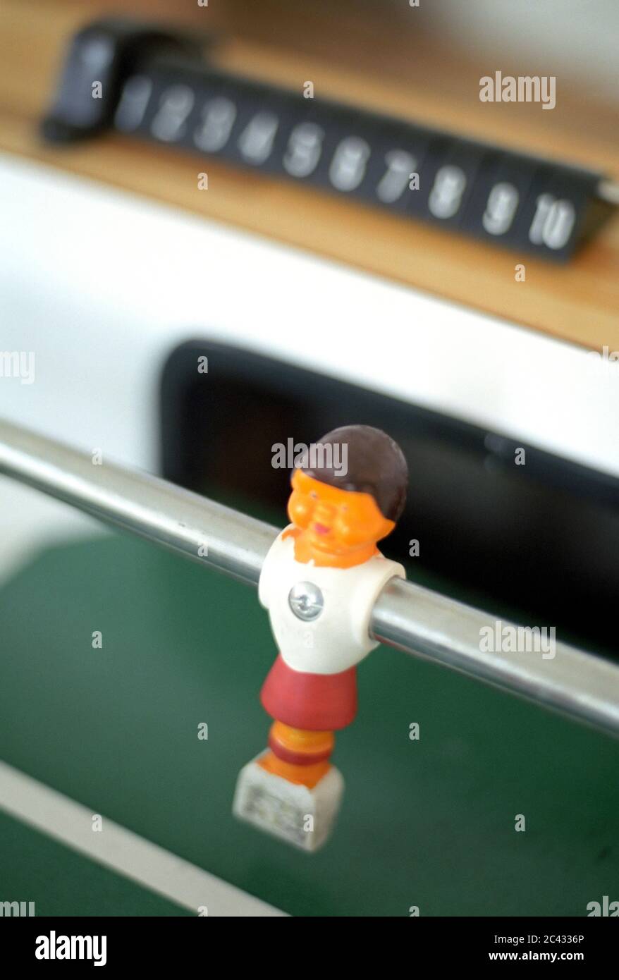 Figure of a foosball table Stock Photo - Alamy