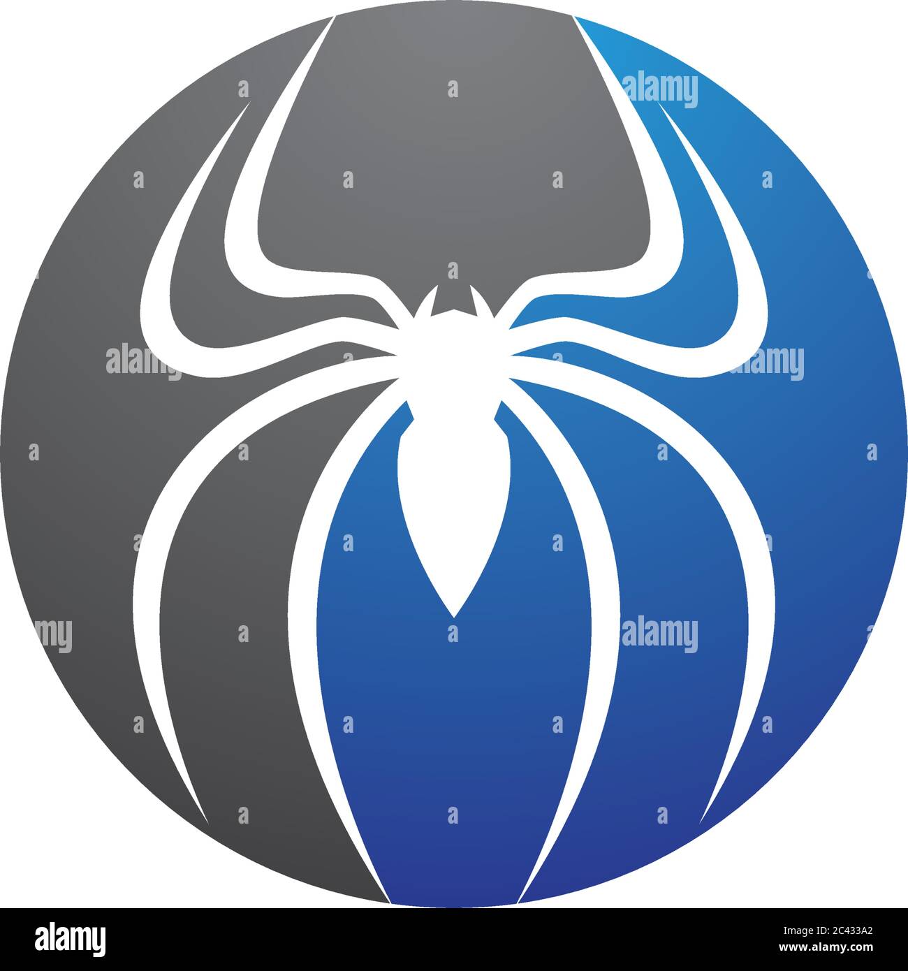 Spider logo template vector icon illustration design Stock Vector Image ...