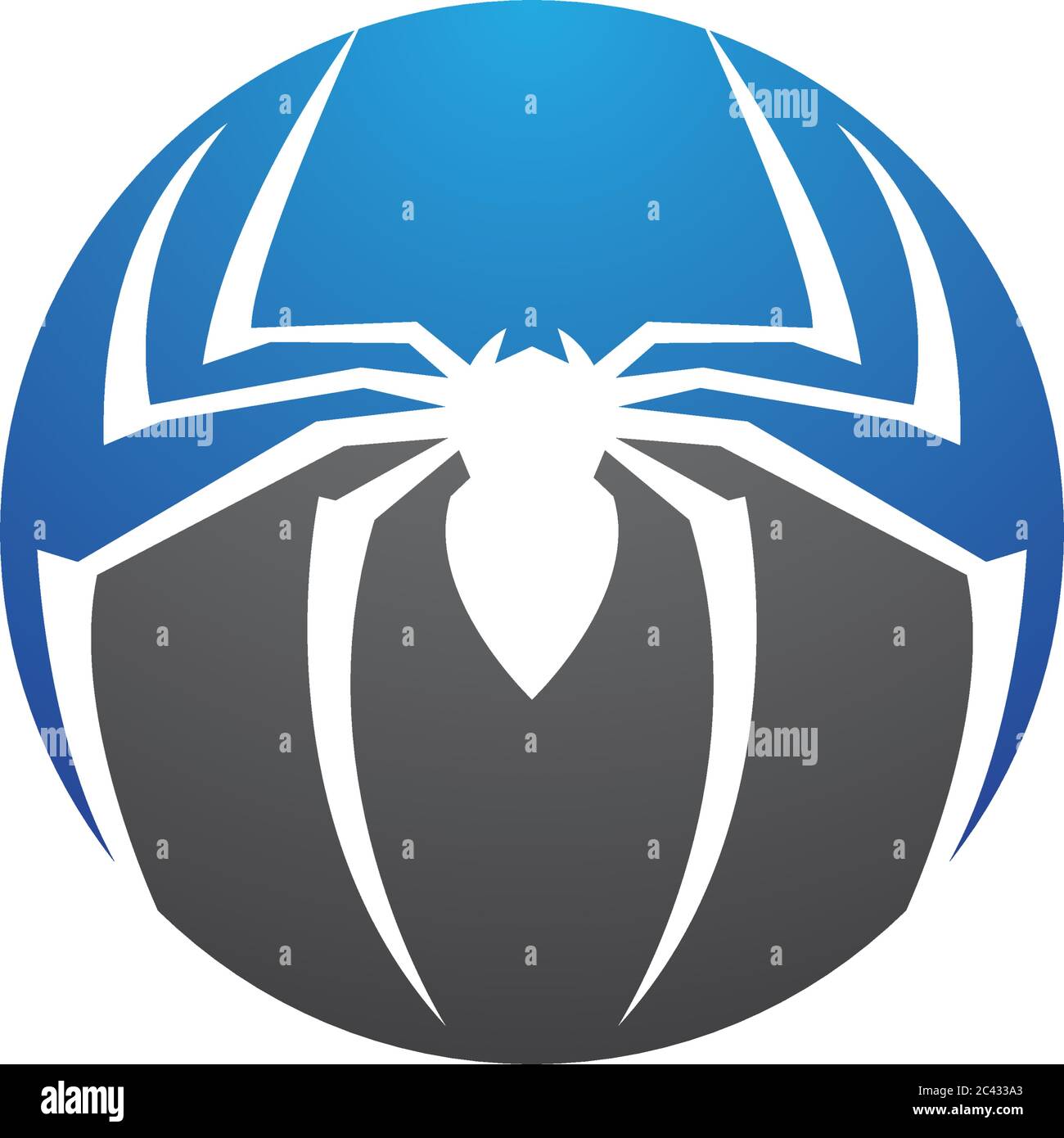 Spider logo template vector icon illustration design Stock Vector Image ...