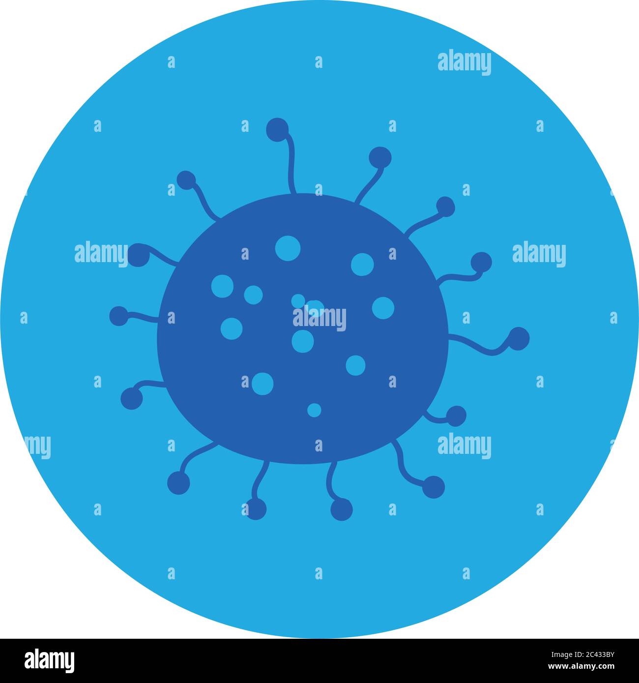 Covid 19 virus block style icon design of 2019 ncov cov coronavirus ...