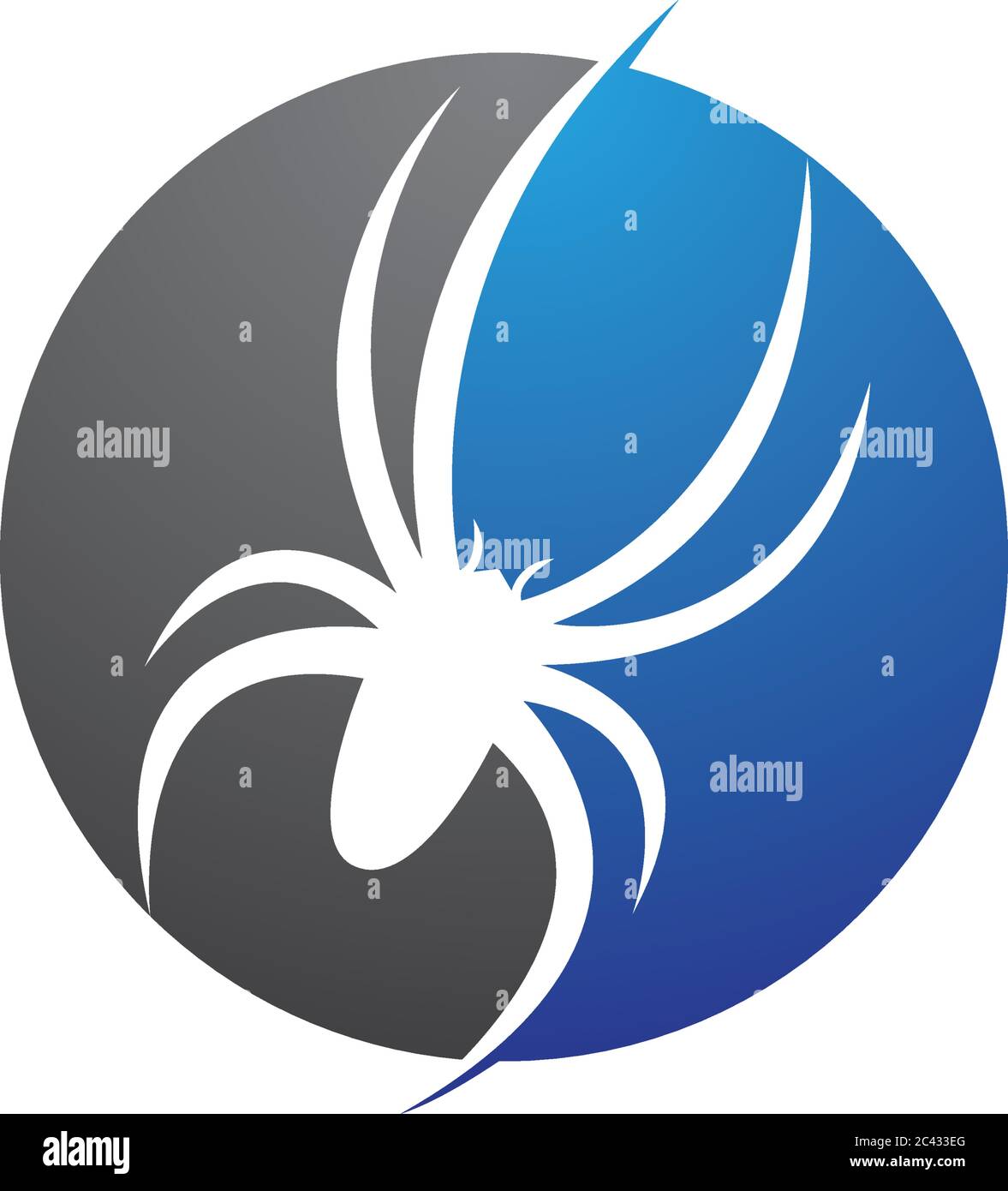 Spider logo template vector icon illustration design Stock Vector Image ...