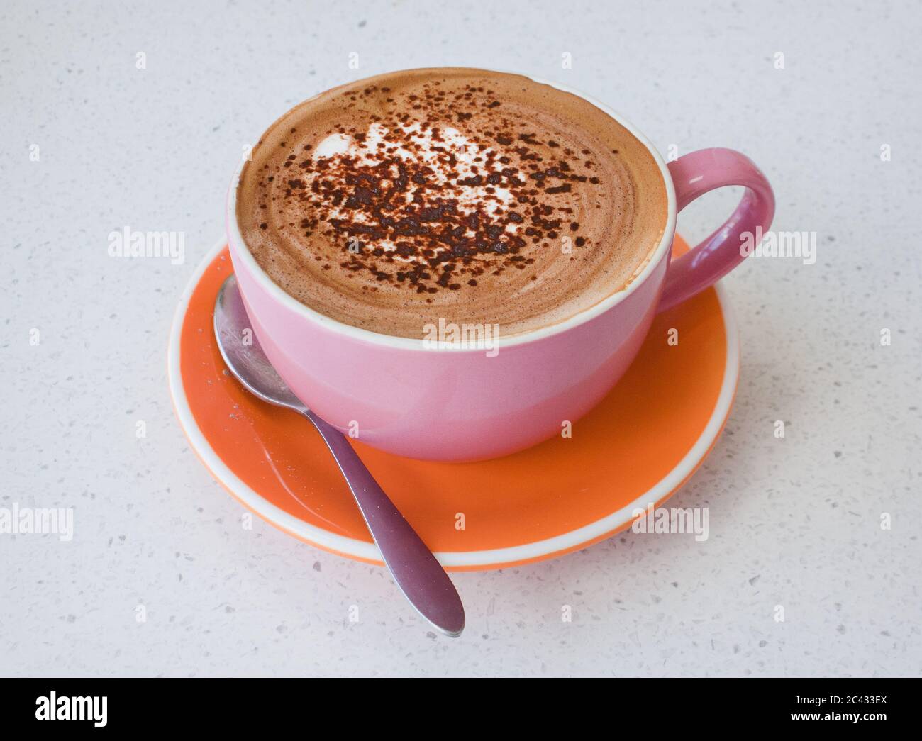 Chocolate orange mocha drink hi-res stock photography and images - Alamy