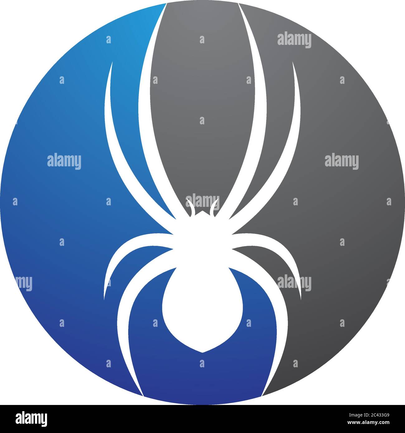 Spider logo template vector icon illustration design Stock Vector Image ...