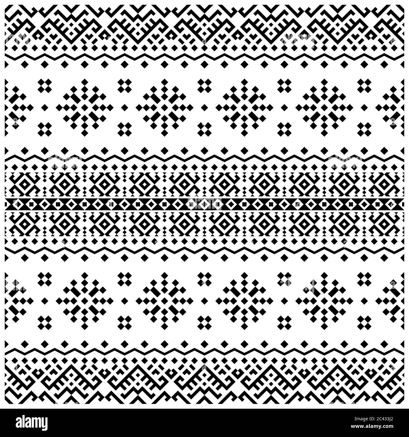 Moroccan Vector seamless pattern, abstract geometric background ...