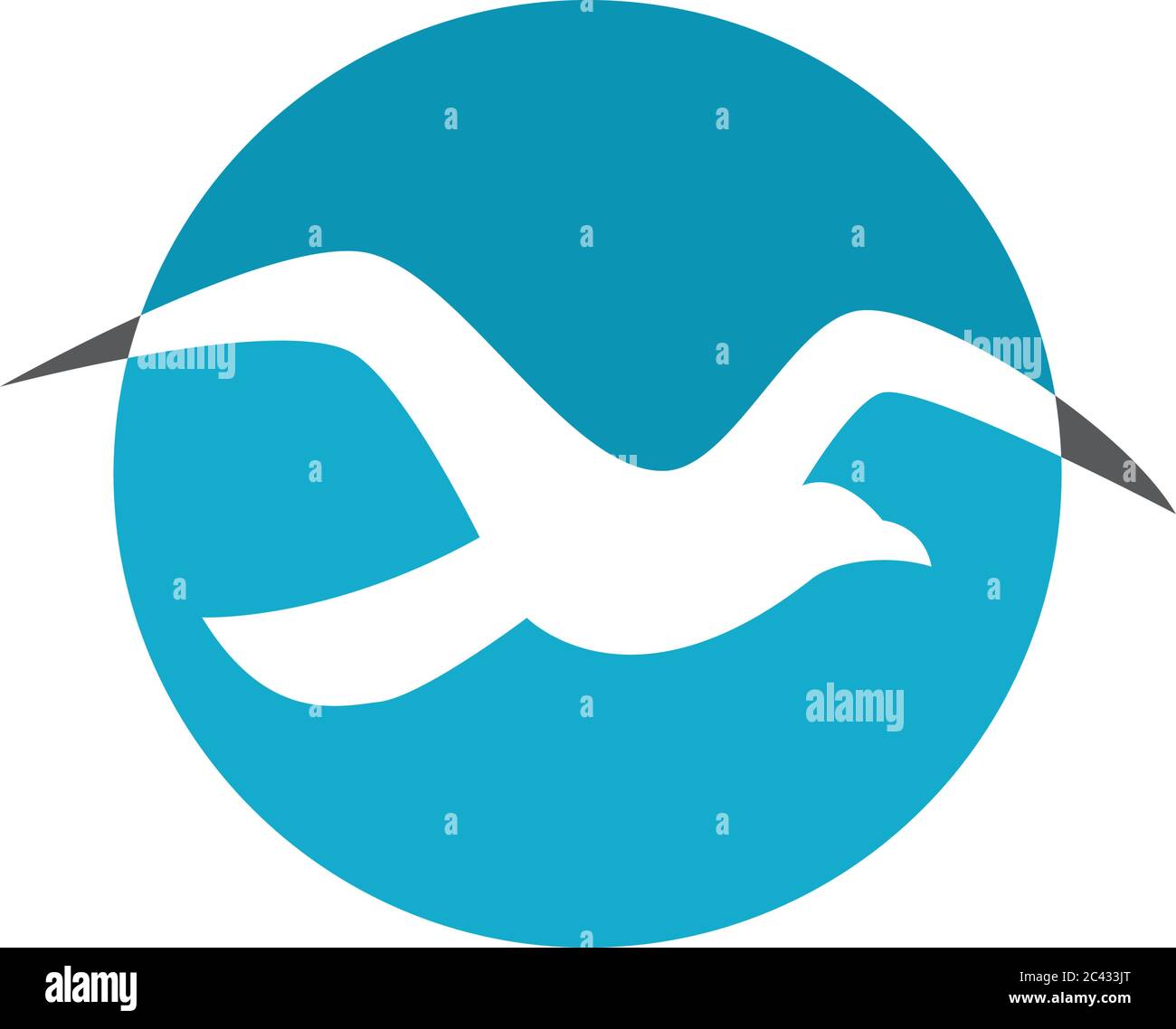 Seagull logo template vector icon illustration design Stock Vector ...