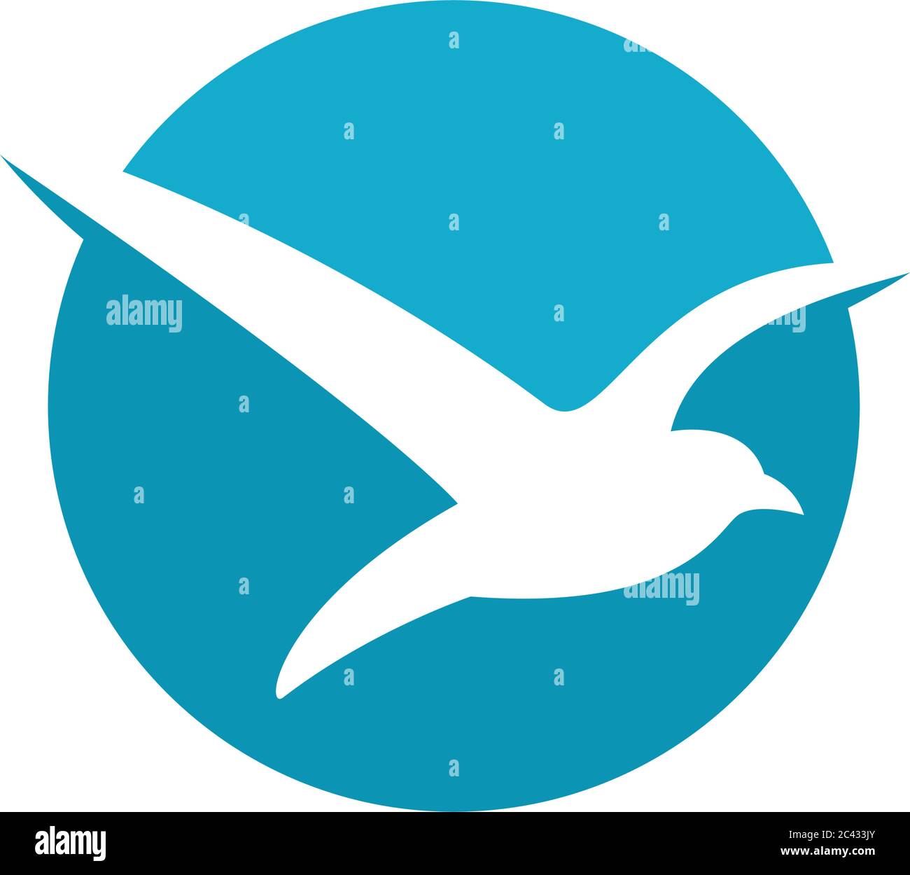 Seagull logo template vector icon illustration design Stock Vector ...
