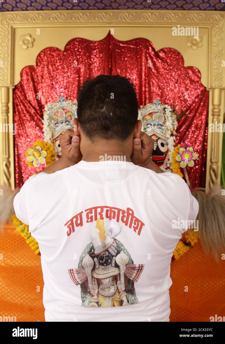 Devotee of lord jagannath hi-res stock photography and images - Alamy