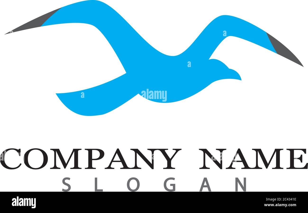 Seagull logo template vector icon illustration design Stock Vector ...