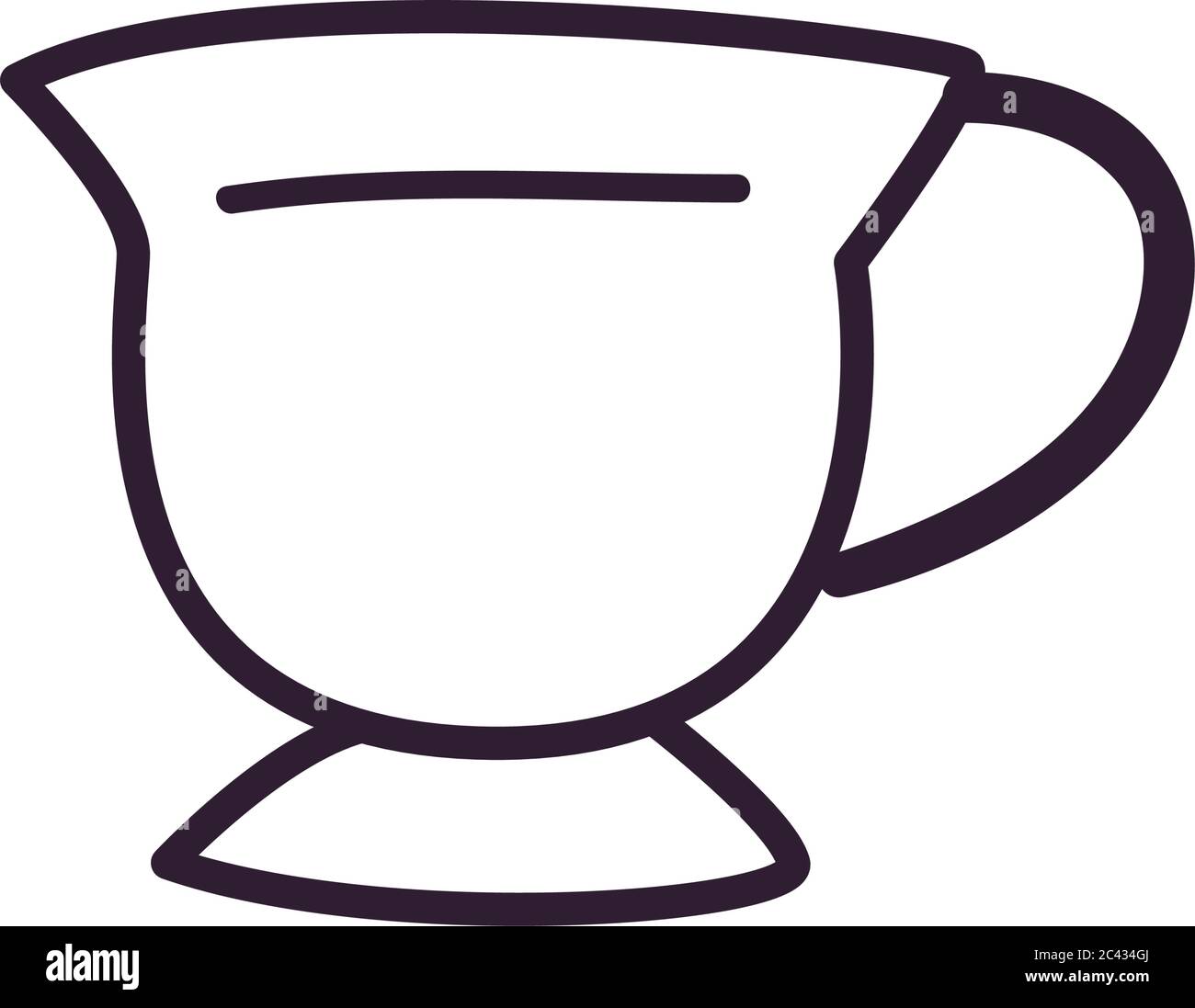 Indian tea cup line style icon design, Culture travel india country ...