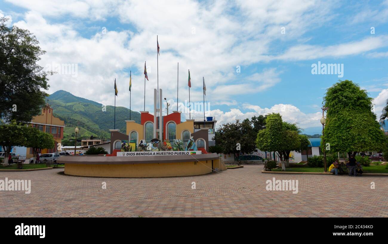 San Antonio de Macara, Loja / Ecuador - April 4 2019: View of the Altar ...