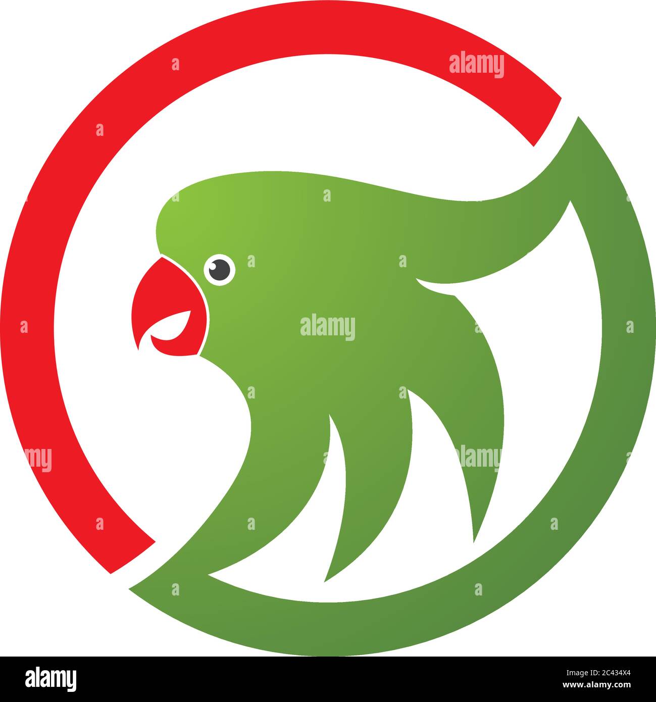 Parrot logo vector illustration design Stock Vector Image & Art - Alamy