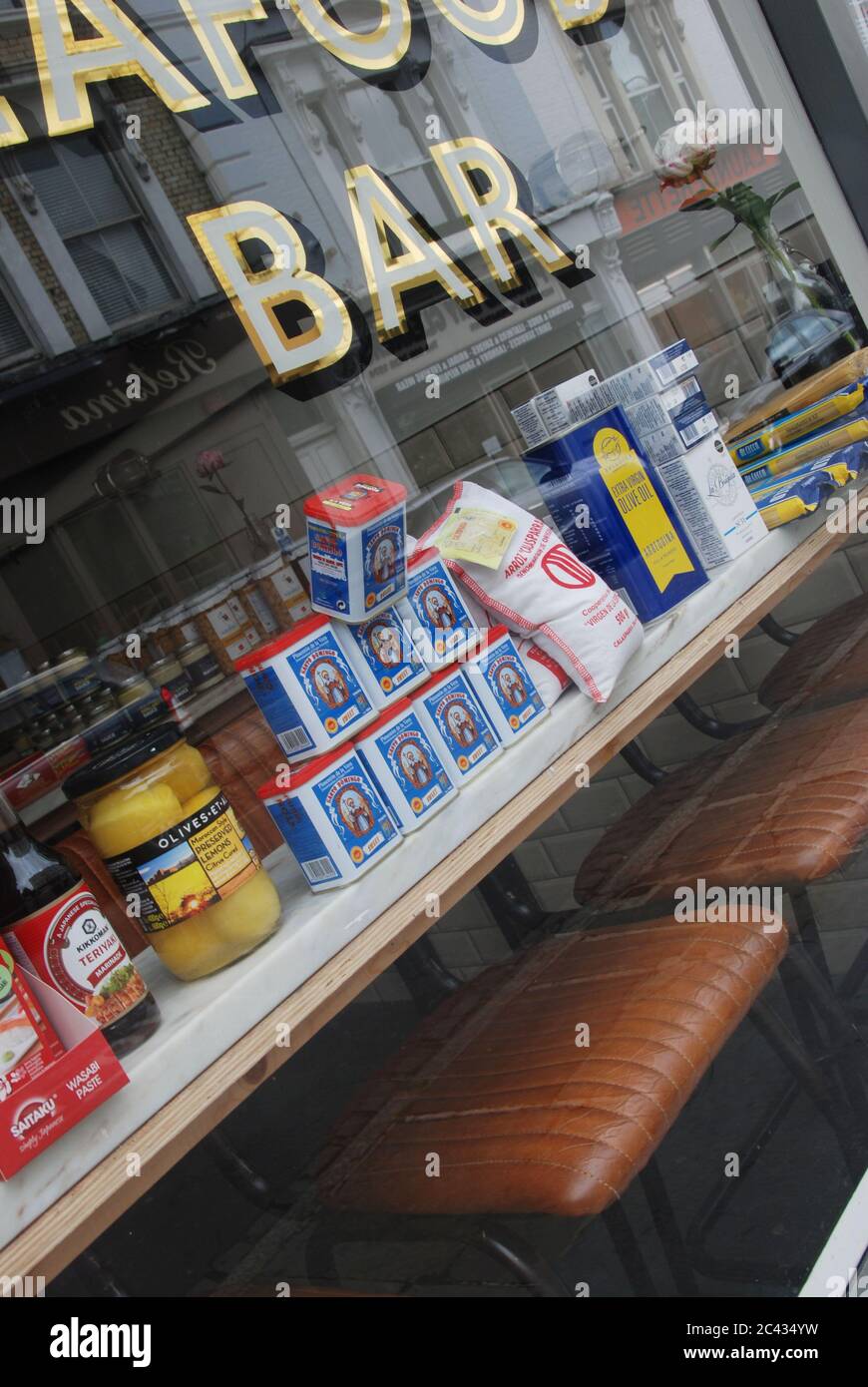 Seafood deli shop in hi-res stock photography and images - Alamy