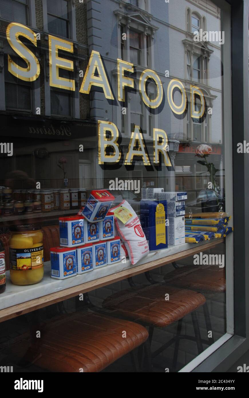 Seafood deli shop in hi-res stock photography and images - Alamy