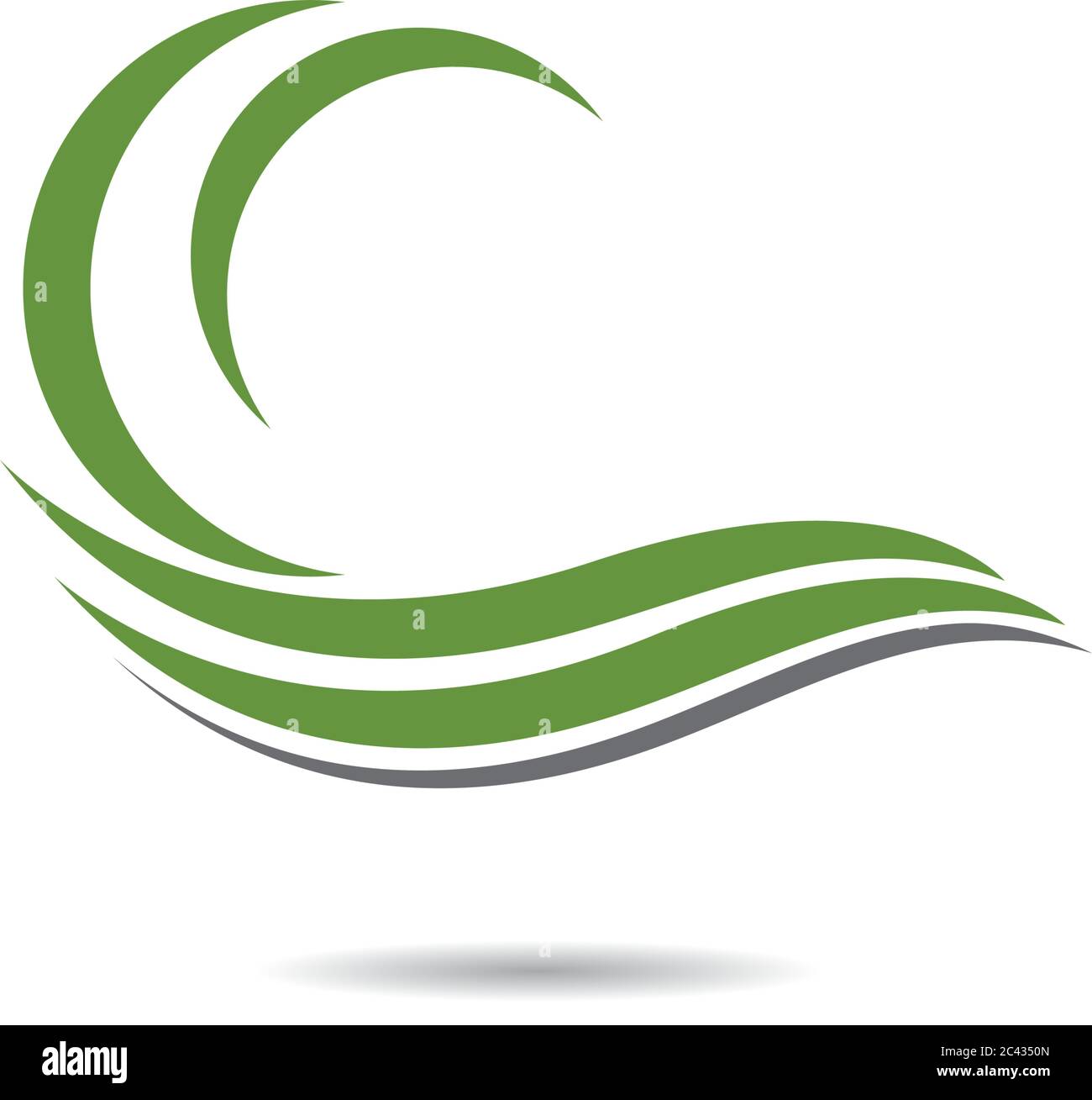 Water wave logo vector icon illustration design Stock Vector Image ...