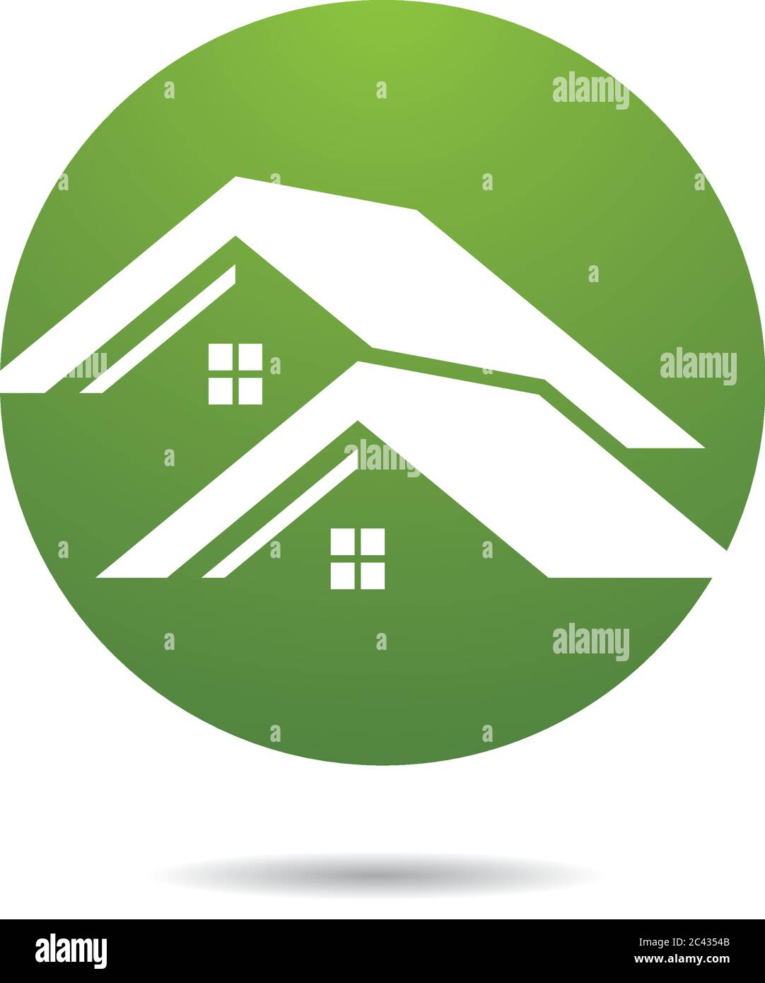 Property logo template vector icon illustration design Stock Vector ...