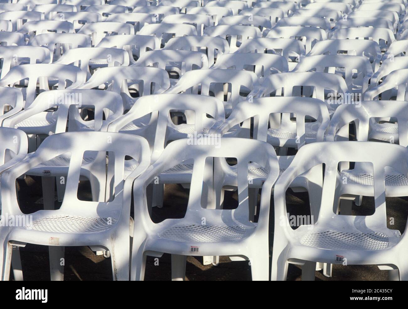 Rows of chairs Stock Photo - Alamy