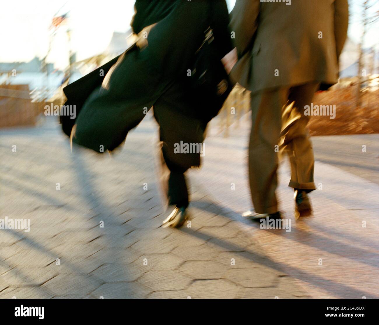 Business people go in one direction - legs - meeting Stock Photo - Alamy