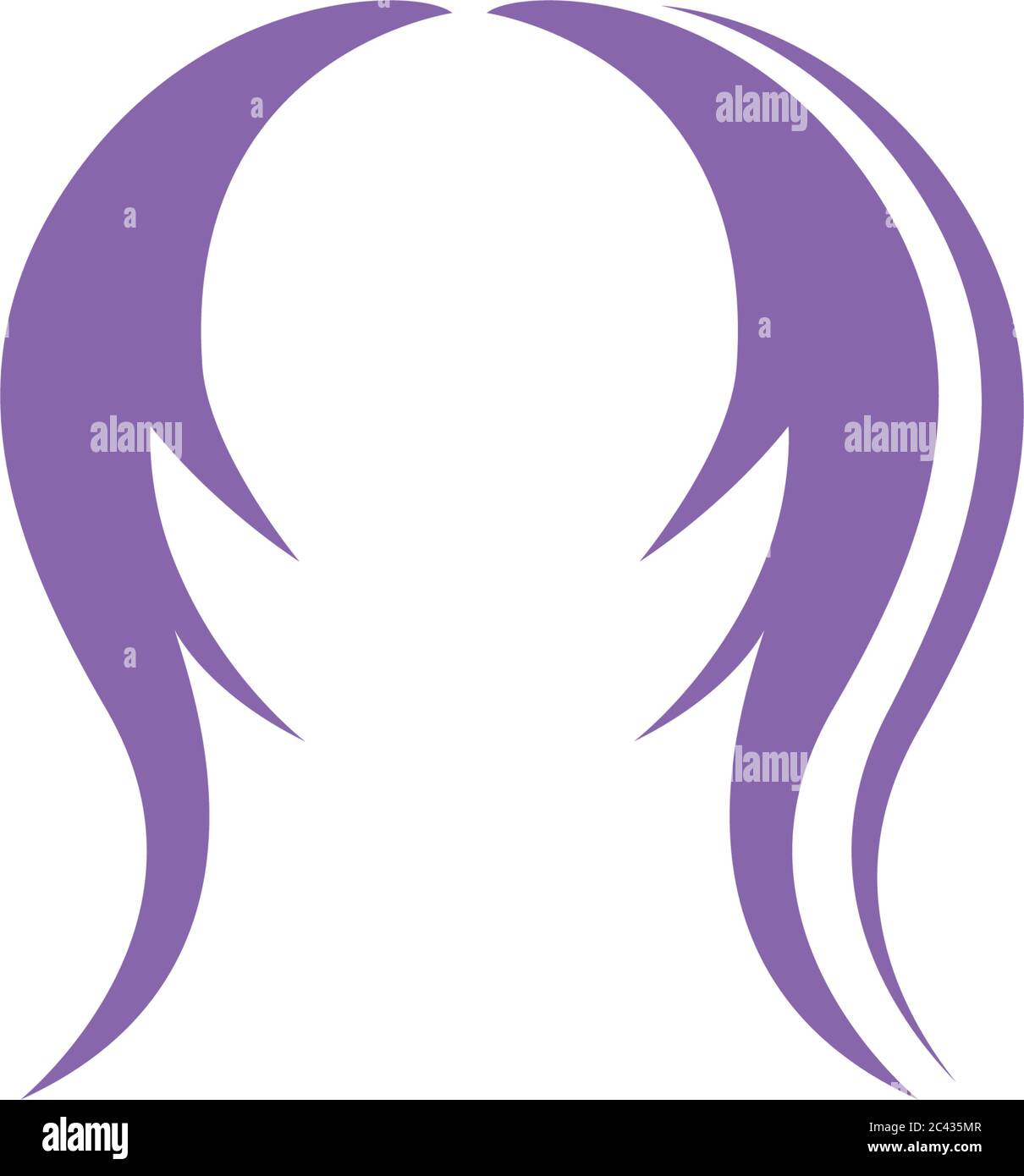 Hair logo template vector icon illustration design Stock Vector Image ...