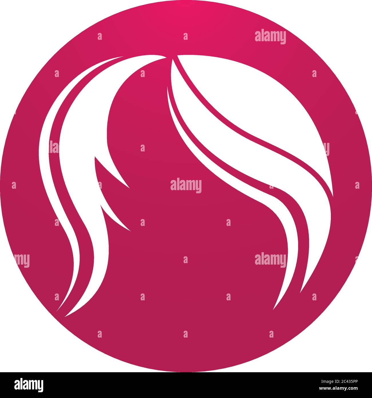 Hair logo template vector icon illustration design Stock Vector Image ...